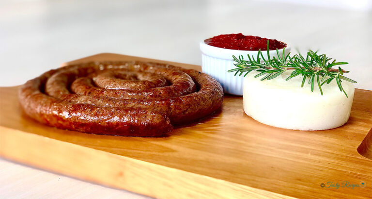 Mielie Pap and Boerewors with Tomato Relish - Tasty Recipes SA
