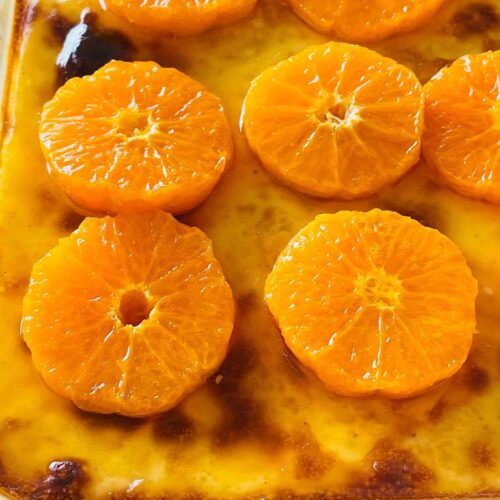 Baked Sago and Mandarin Pudding - Tasty Recipes SA